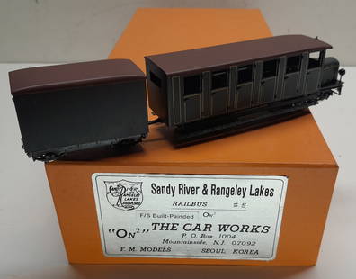 On2 Brass Car Works Sandy River #10 Locomotive C/p