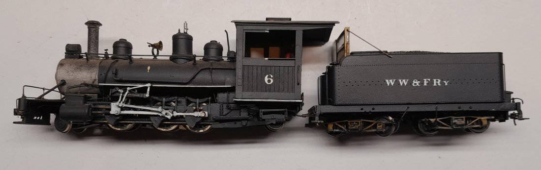 On2 Brass/kitbash Ww&f Steam Locomotive #6 2 6 2