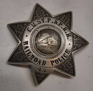 Pennsylvania Railroad Police Badge