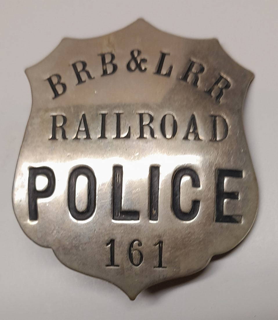 Brb&l Railroad Police Badge - Boston Narrow Gauge Auction