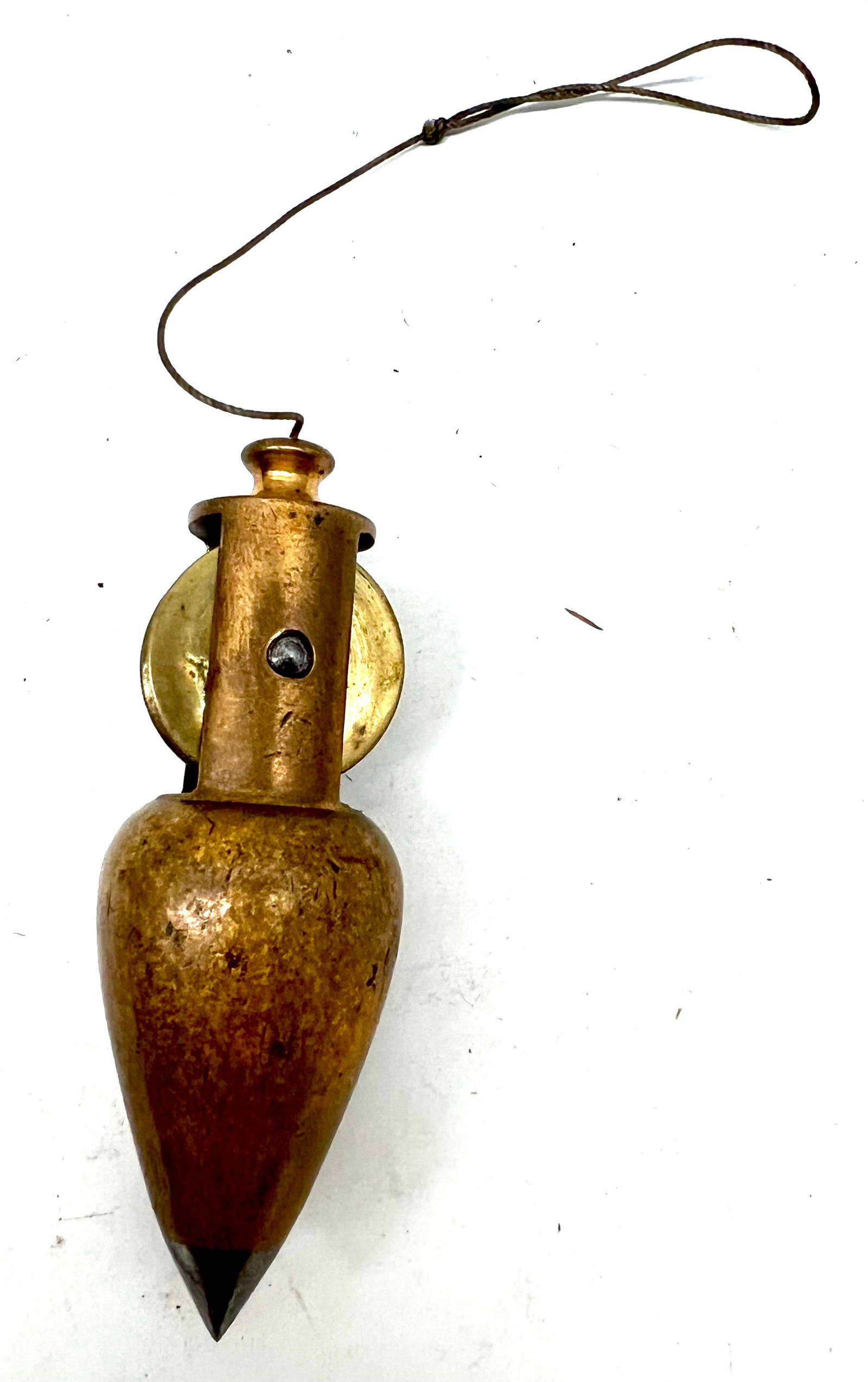 Stanley #1 Bronze Plumb Bob With Spool Auction