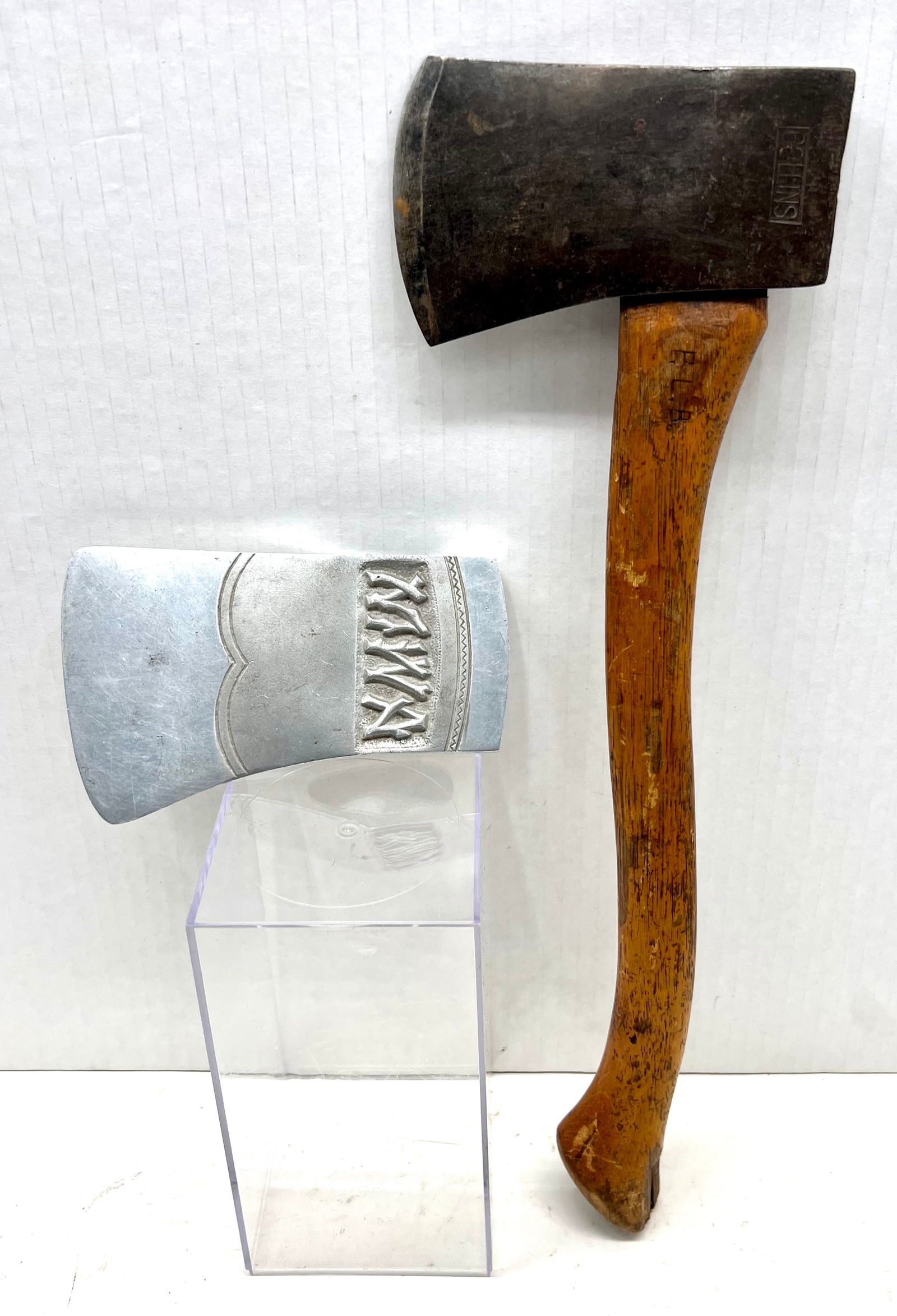 Collins Hatchet And Aluminum Axe Head Auction