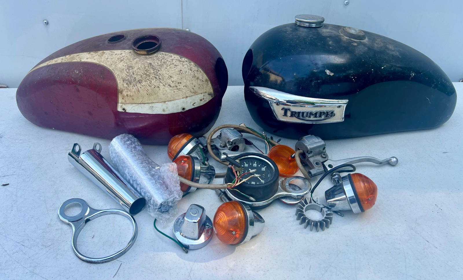 Vintage Triumph Motorcycle Parts Auction