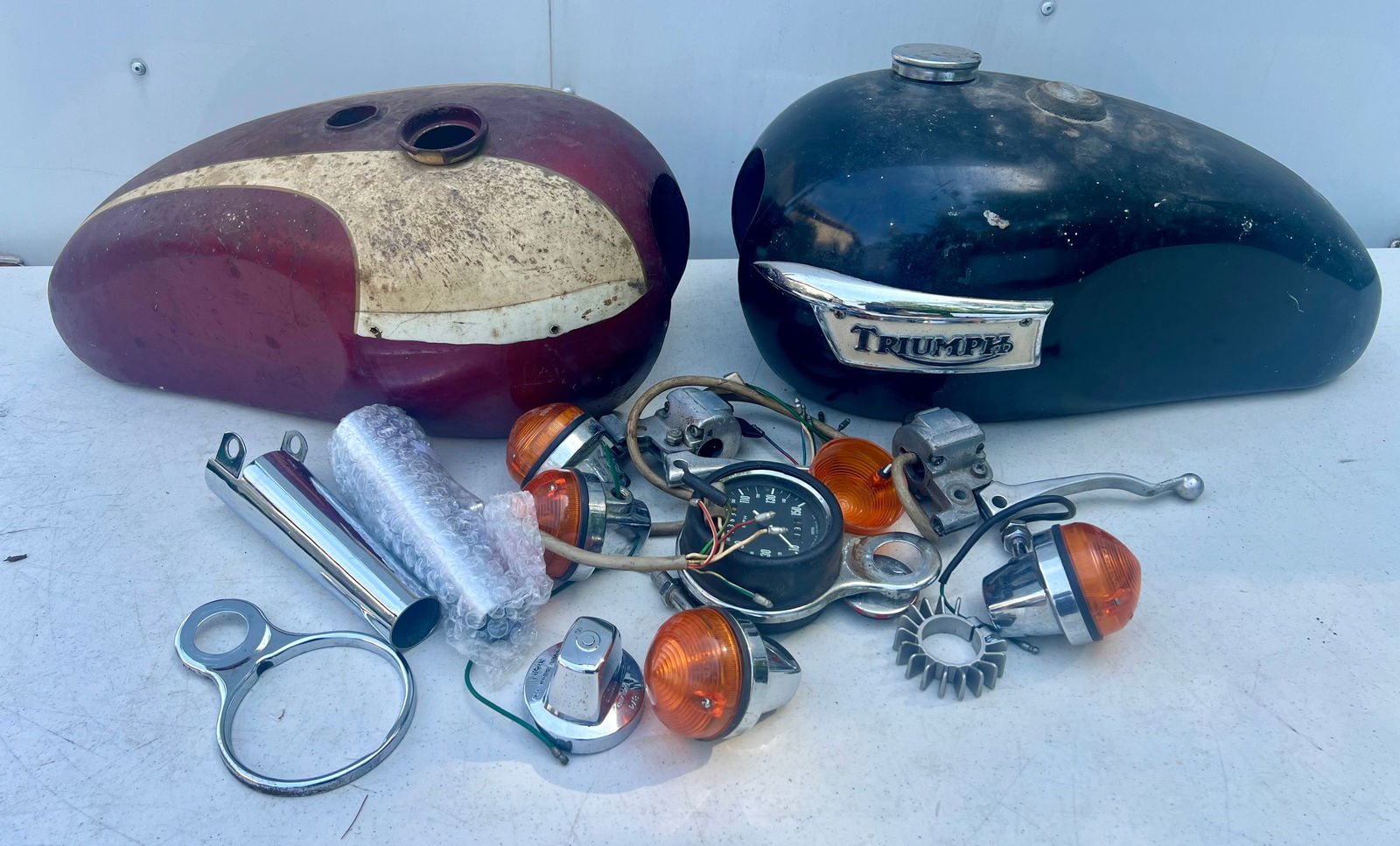 Vintage Triumph Motorcycle Parts Auction
