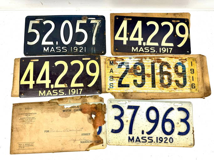 Massachusetts License Plates