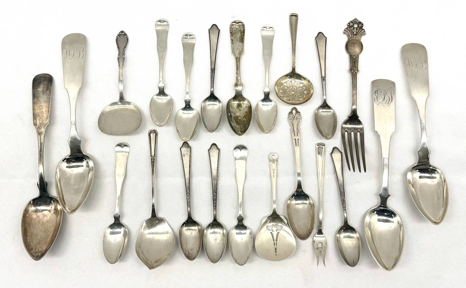 Misc. Odd Silver Flatware Auction