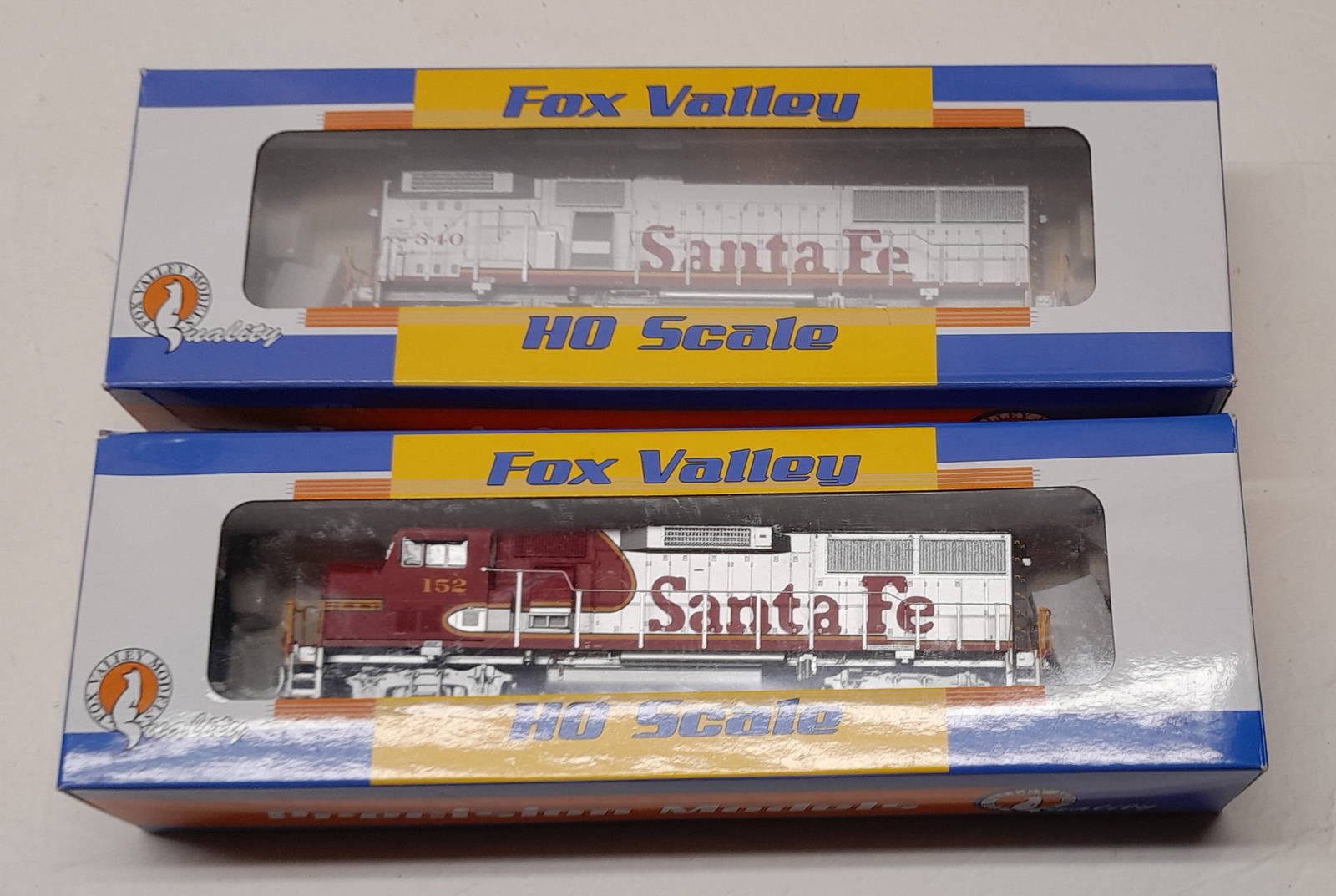 Ho Scale Santa Fe Diesel Locomotives Dcc + Sound A+b Auction