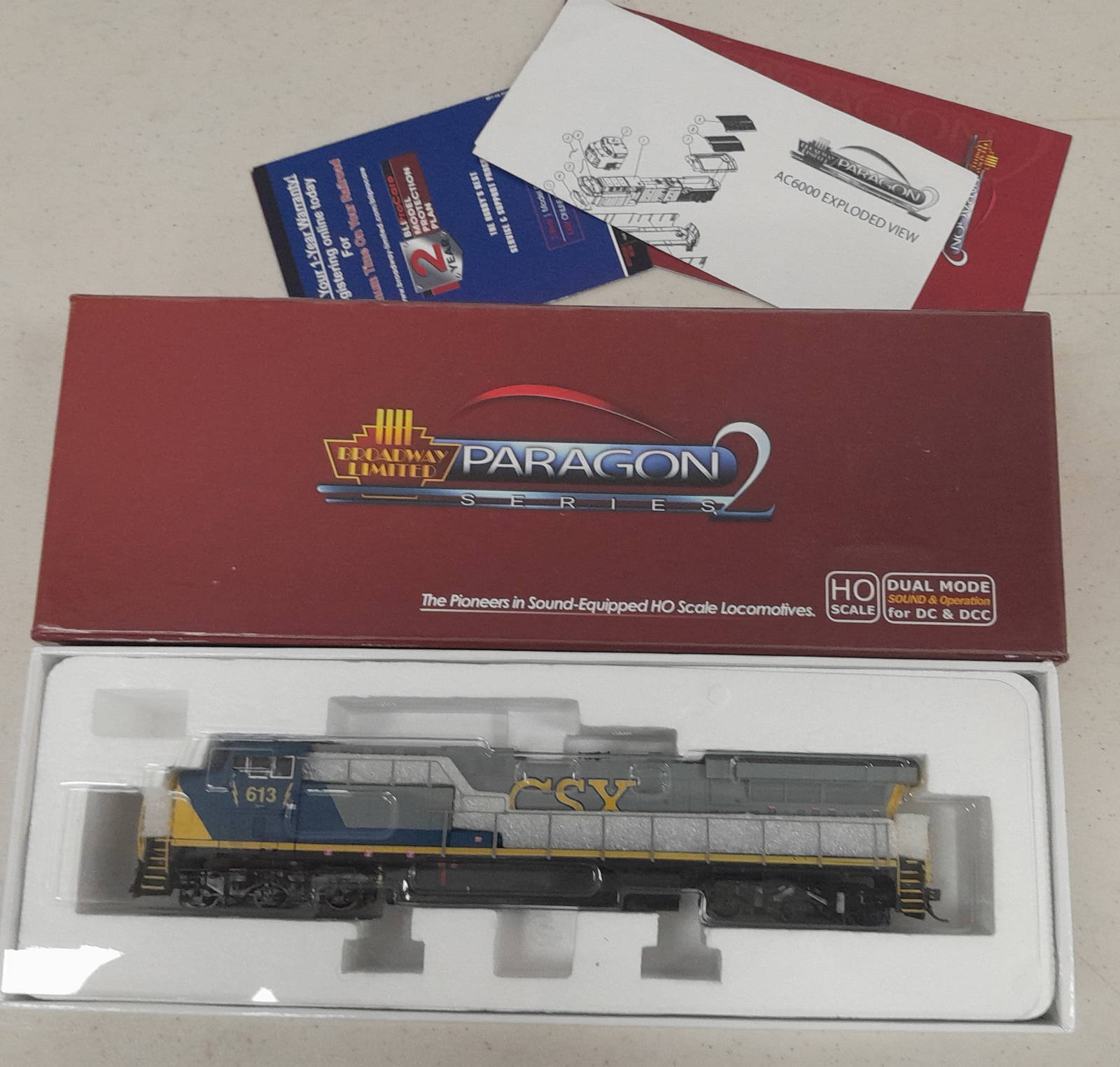 Ho Scale Broadway Limited Csx Ge Ac6000 Diesel Locomotive Auction
