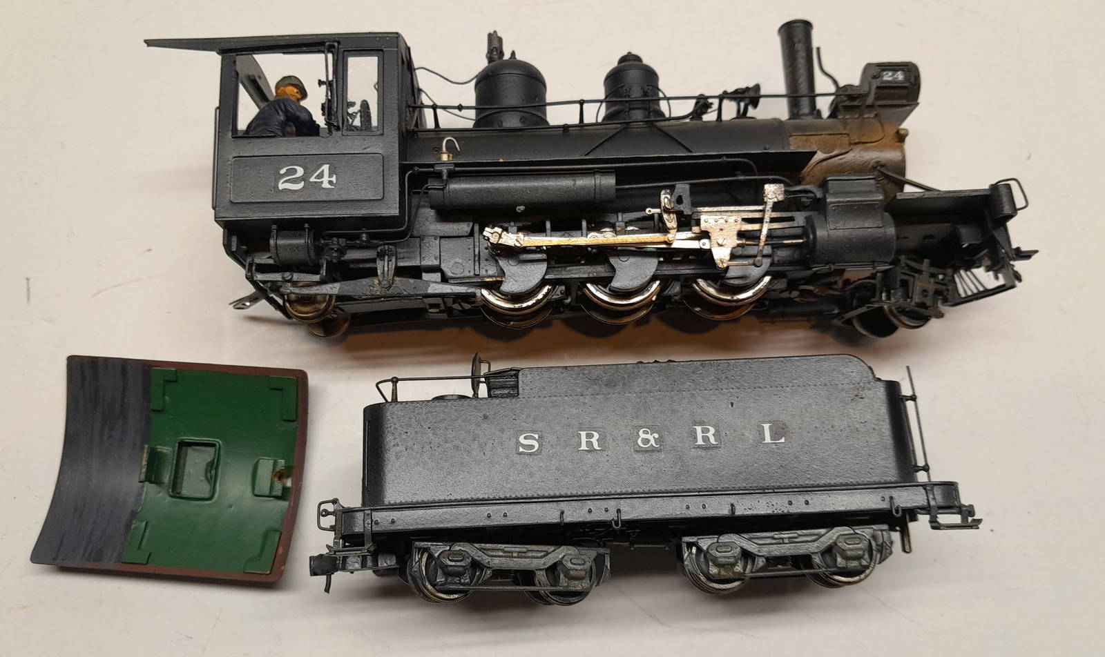 On2 Brass - Njcb - Sandy River Locomotive #24 C/p Auction