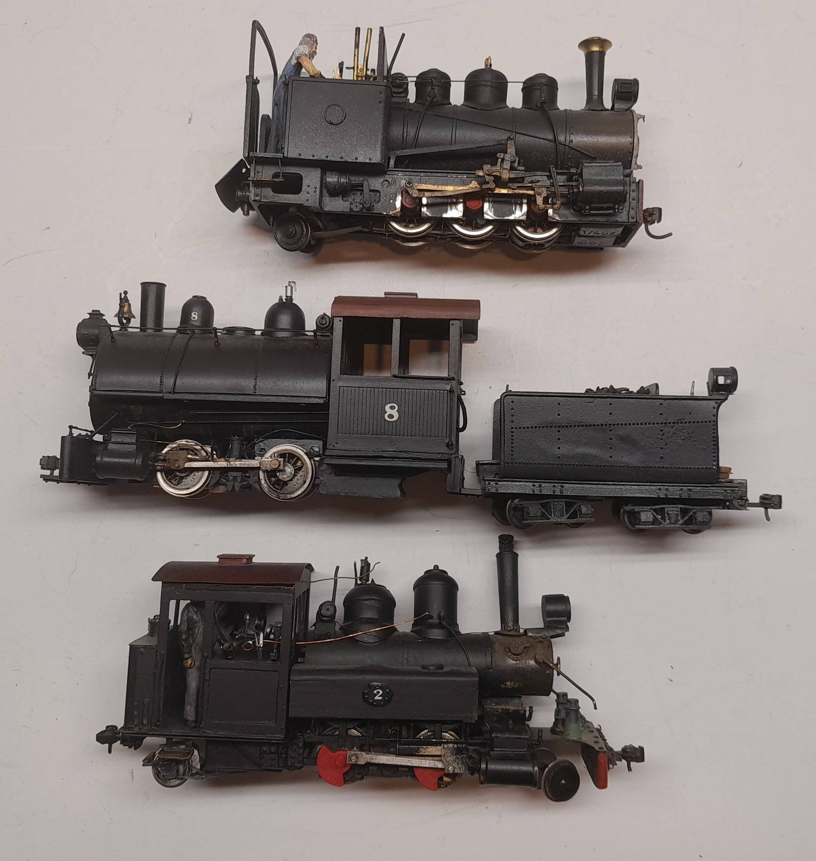 On2 Kit Bashed Steam Locomotives (3) Auction