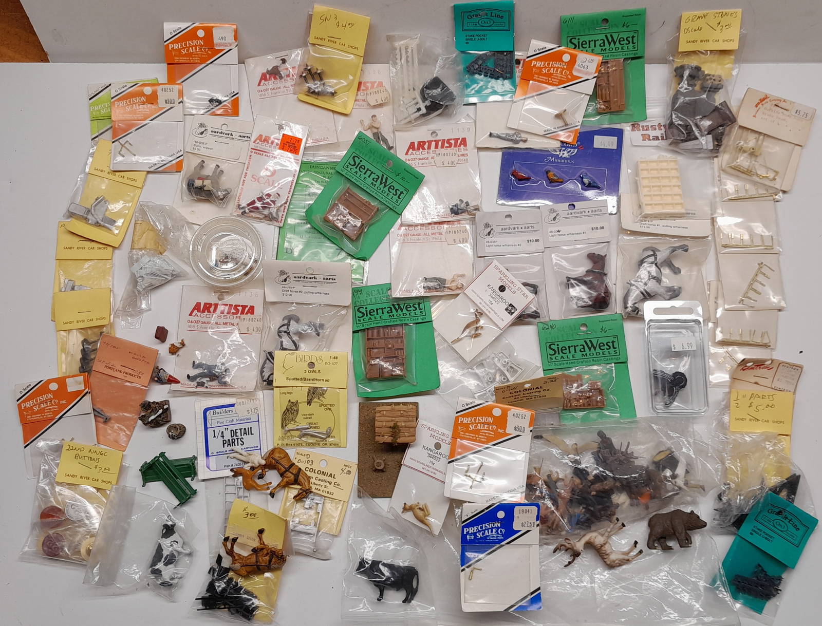 O Scale Detail Parts - Scenery / Figures, Animals Auction