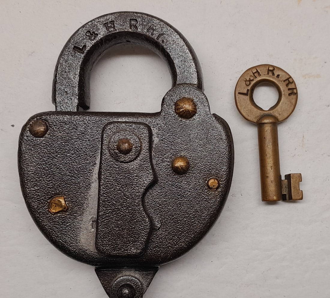 Lehigh & Hudson River Lock & Key L&hr Ry, L&hr. Rr 903 Auction