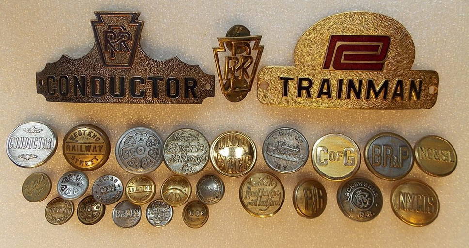Railroad & Street Railway Employee Uniform Items