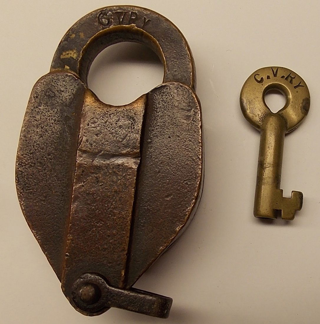 Central Vermont Railway Lock and Key