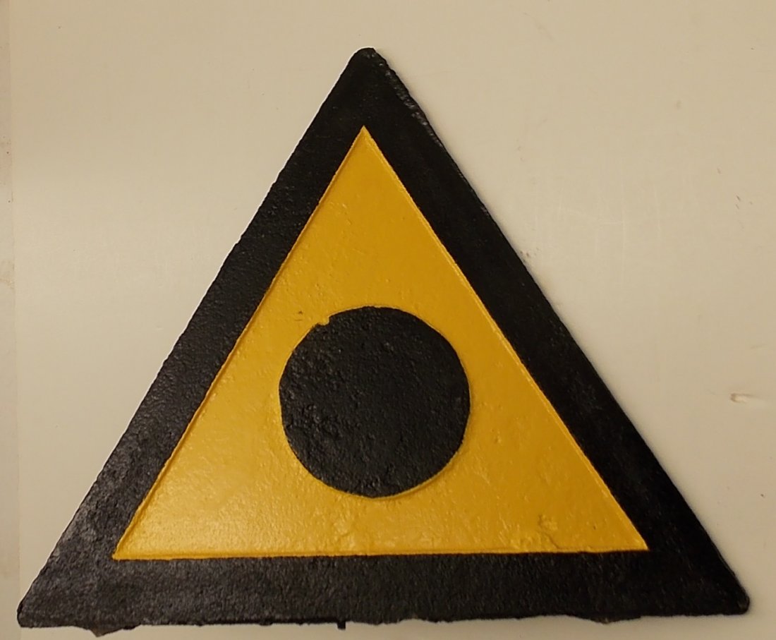 Pennsylvania Railroad Cast Iron Flanger Sign - Oct 01, 2016 | Brookline ...