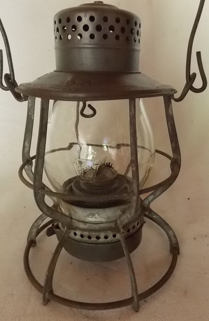 Pennsylvania Railroad Lantern Casey Megco Globe