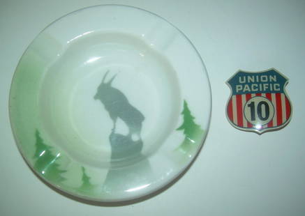 Great Northern Railroad Rocky The Goat Lunch Tray