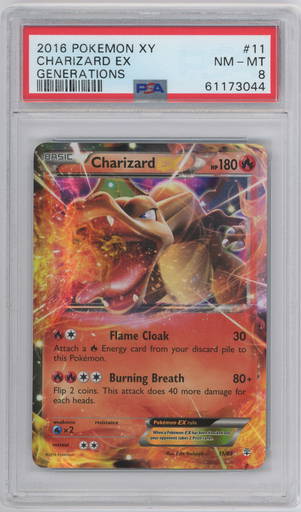 Pokemon Tcg Psa 8 Charizard Ex Generations #11/83