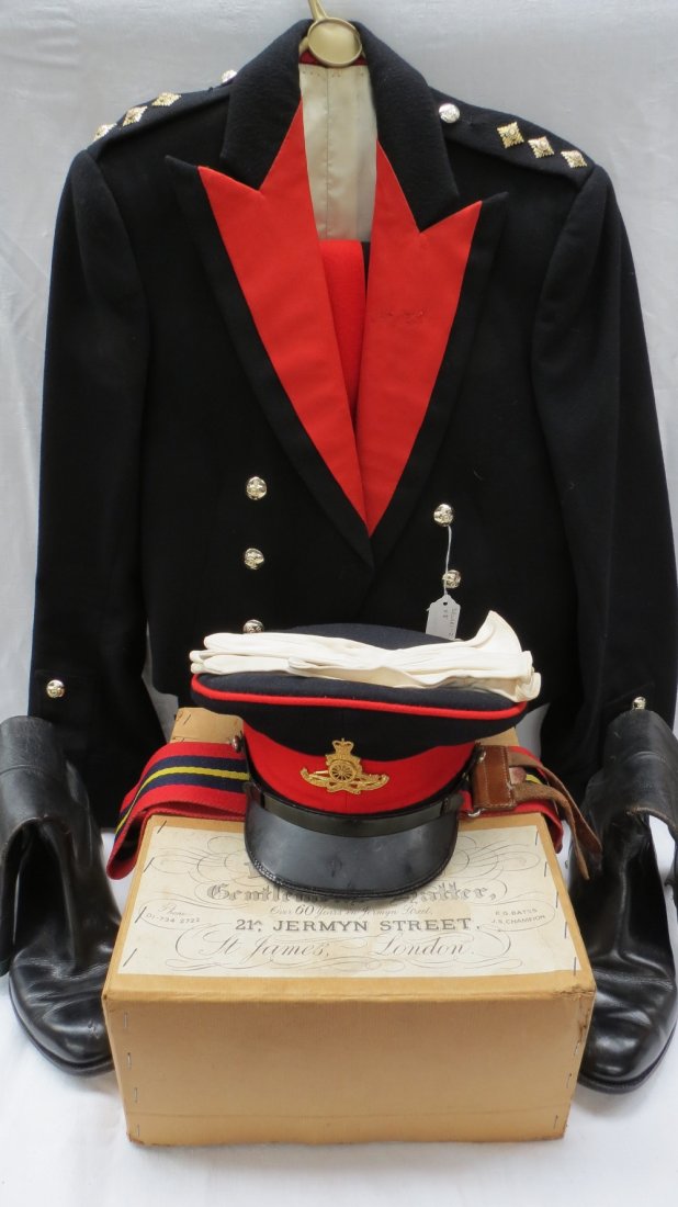 Royal Artillery officers mess kit, jacket, waistcoat, o