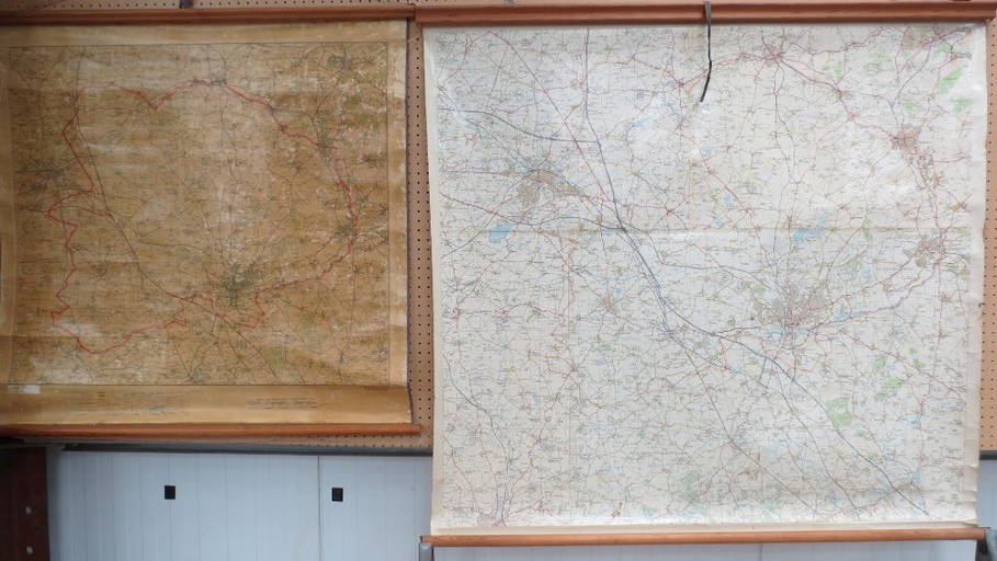 A 20thc Ordnance Survey Map Of Daventry