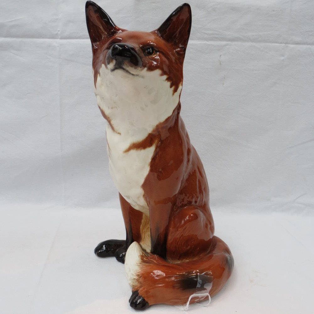 A very large Beswick fireside fox, model