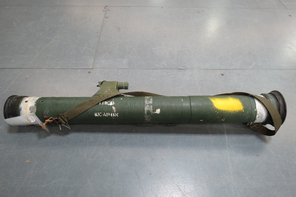 A deactivated C90 rocket launcher.