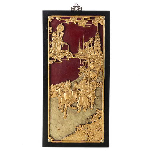 Carved Chinese Panel