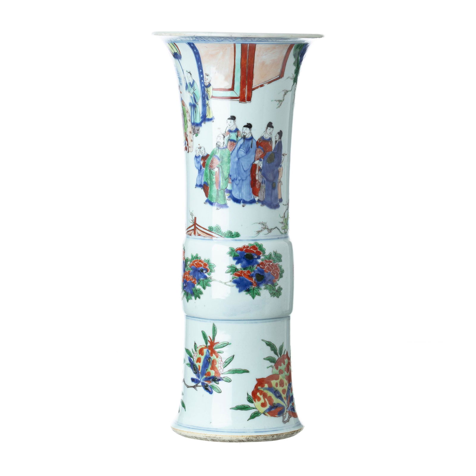 Chinese tall porcelain figural vase, Transitional - Apr 25, 2020 ...