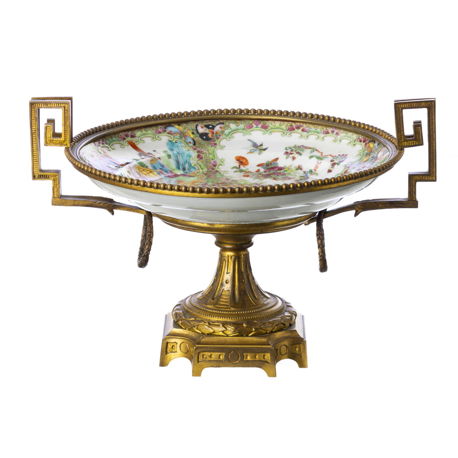 Chinese porcelain Mandarin bowl with bronze foot - Feb 04, 2023 ...