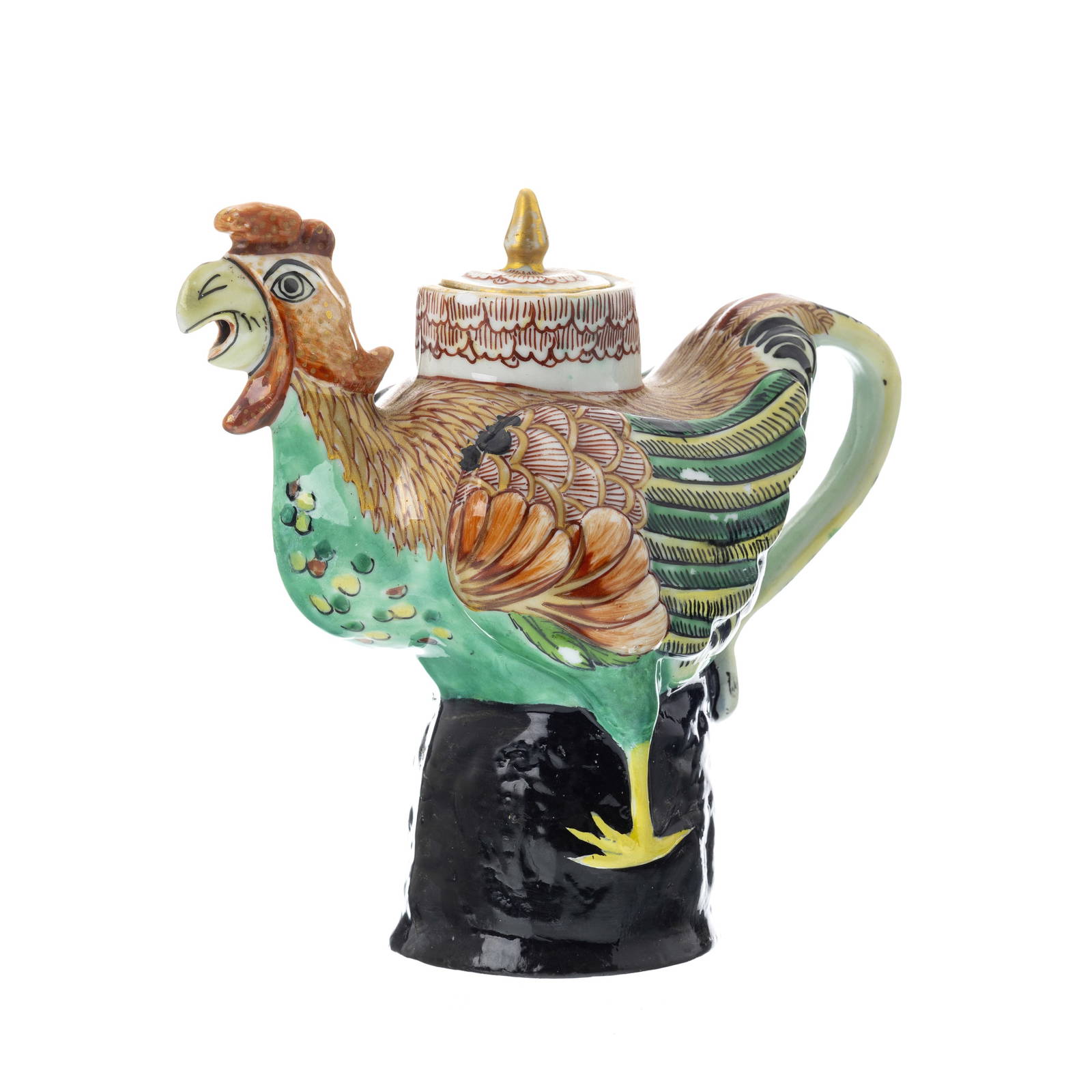 Famille Verte 'chicken' Teapot Auction