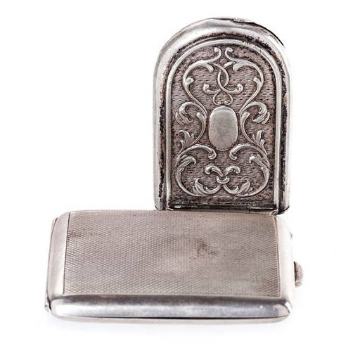 Two Silver Match Boxes