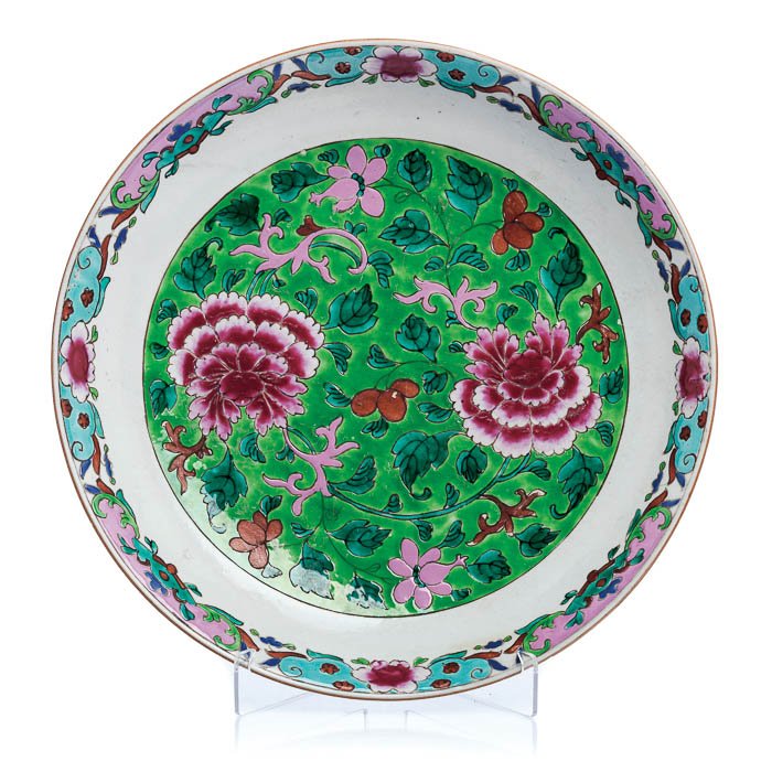 Large plate with 'peonies' in Chinese porcelain, J - Jun 07, 2014 ...