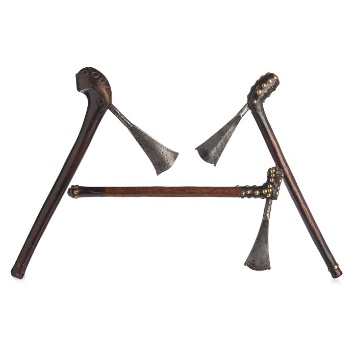 Chokwe Three African Axes