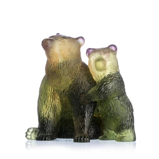 Daum, France Bear And Baby