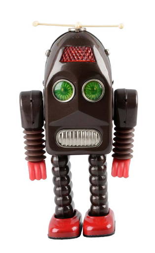 Japanese Tin Litho Battery-Operated Thunder Robot. - Apr 15, 2017 | Dan ...