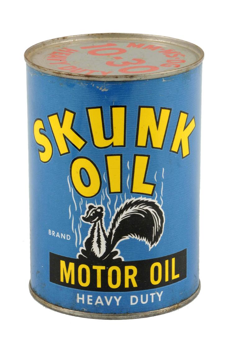 Skunk Motor Oil w/ Logo Quart Can.
