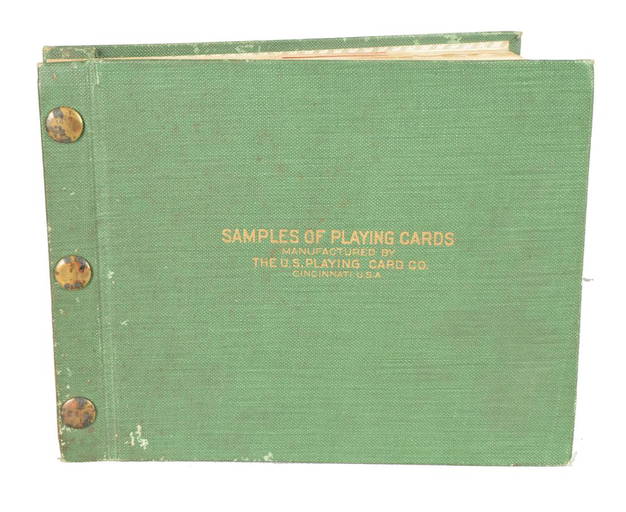 Very Rare Catalogue Of Salesman's Playing Card Samples.