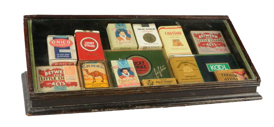 Cigarette Display Case.