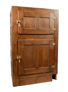 Antique Oak Ice Box