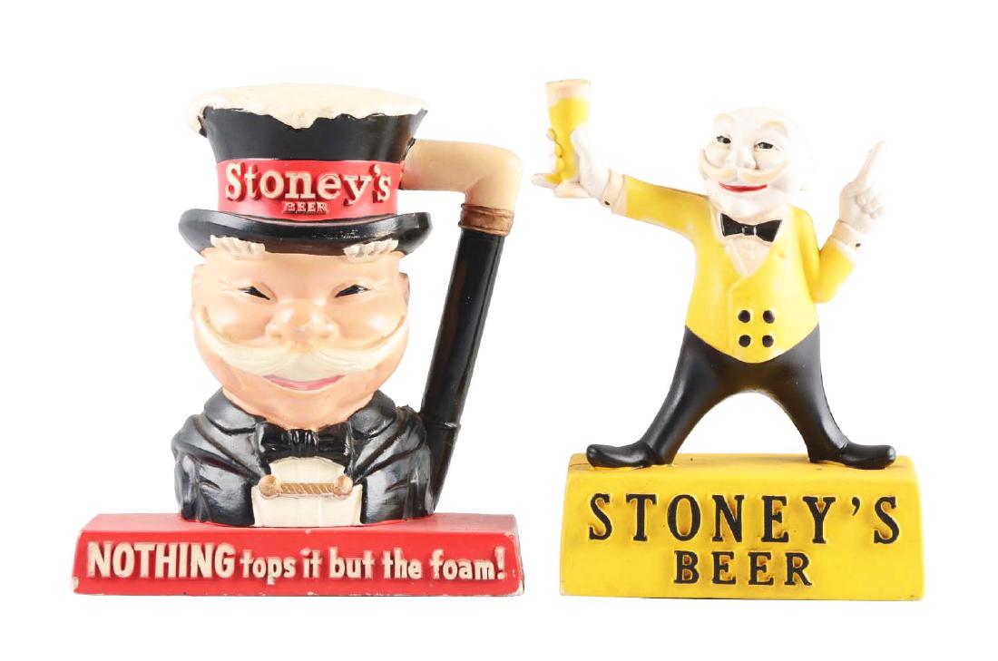 Lot of 2: Stoney's Beer Figures.