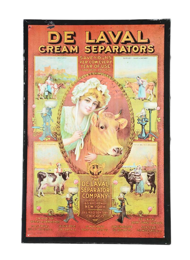De Laval Cream Separators Tin Sign.