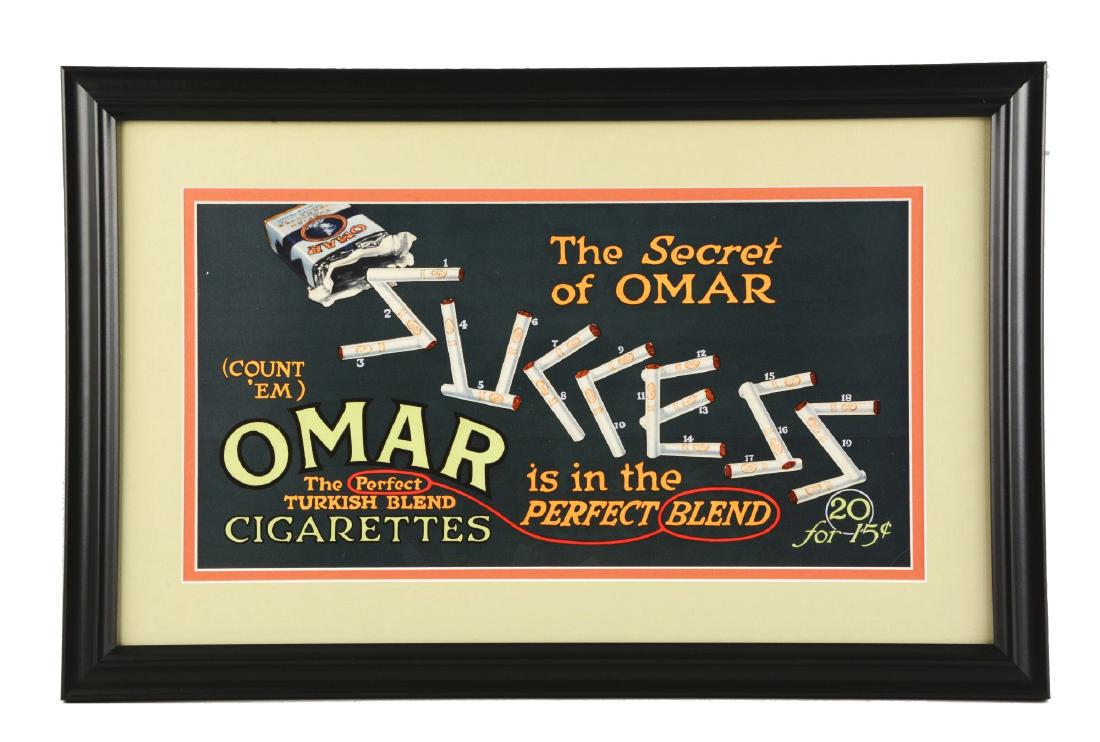 Omar Cigarettes Success Sign.