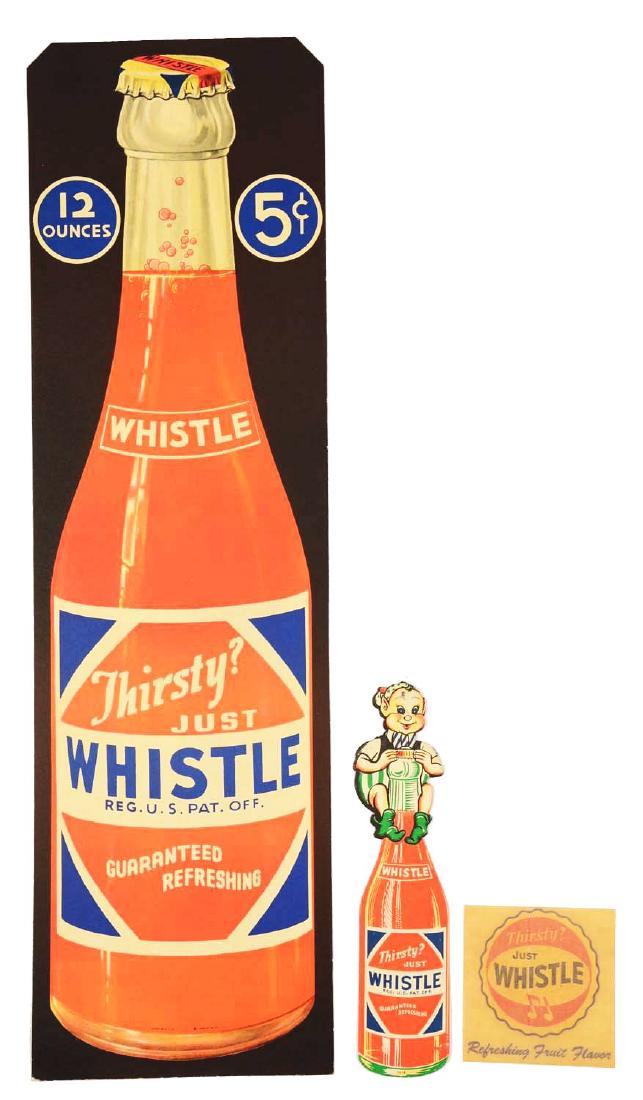 Lot of 3: Whistle Signs & Decal.