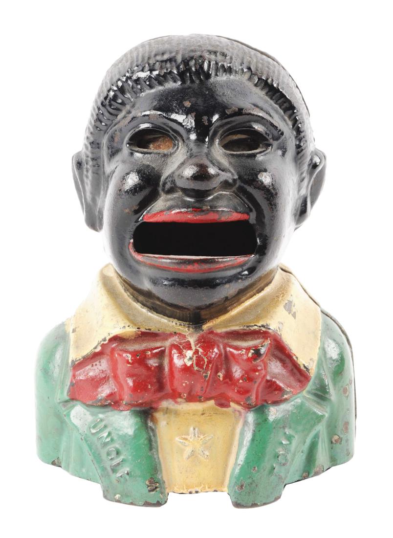 Kyser & Rex Uncle Tom Cast Iron Mechanical Bank.