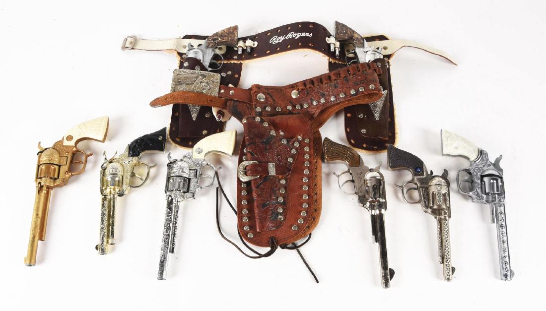 Lot of 8: Roy Rogers Cap Guns.