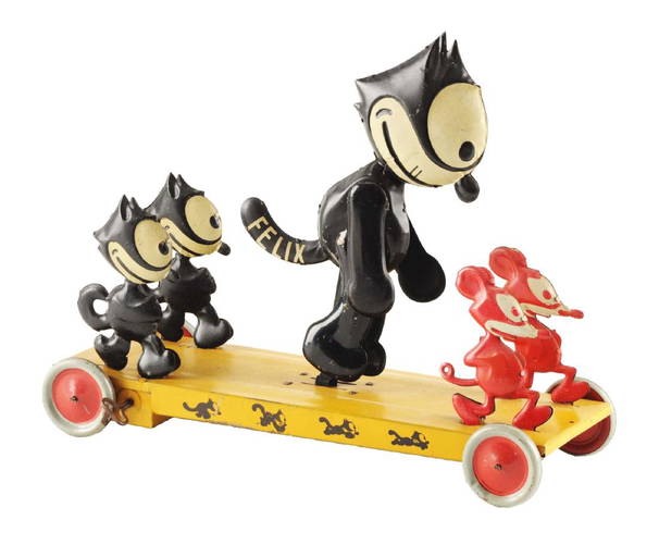 Large Felix The Cat Felix Frolic Platform Toy.