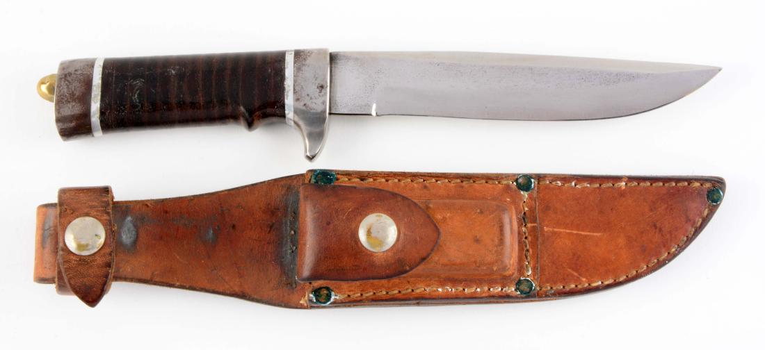 R.h. Ruana Custom Unsigned Sog Style Fixed Blade.