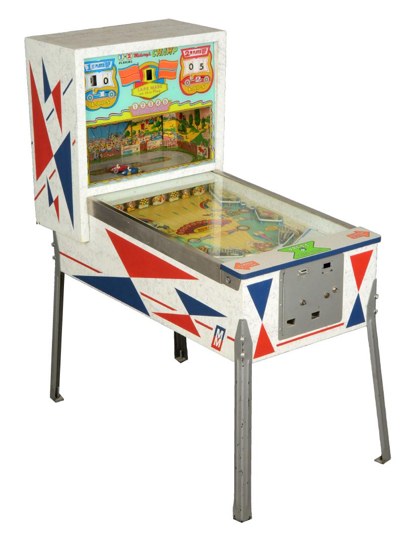 10¢ Midway's Champ Pinball Machine.