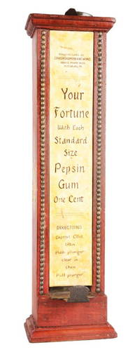 1¢ Standard Gum Machine Works Pepsin Gum Vending
