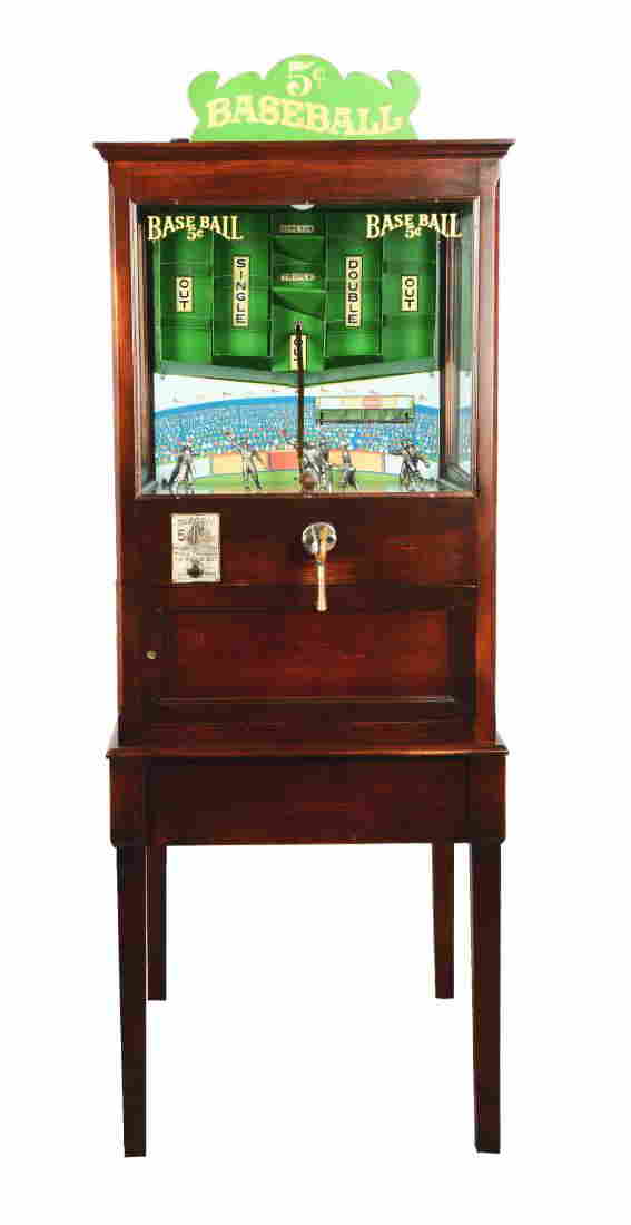 5¢ Atlas Indicator Works Baseball Arcade Machine. - Oct 21, 2017 | Dan ...